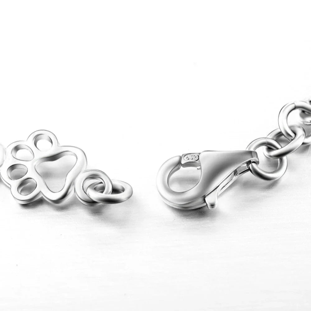 Silvered Bone Paw Bracelet – Soulpaw CAD